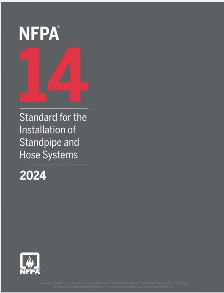 NFPA 14 : Standard for the Installation of Standpipe and Hose Systems ...
